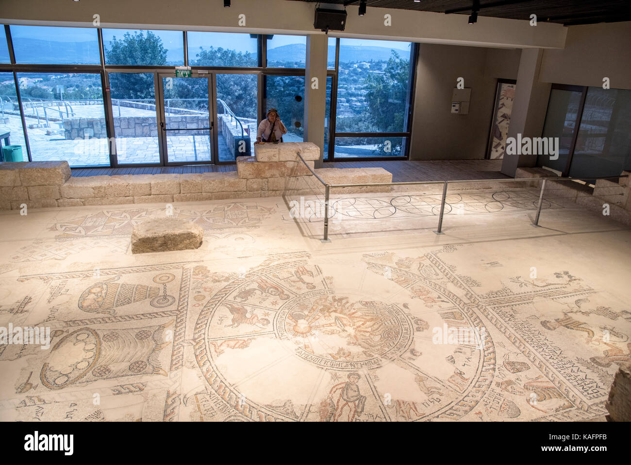 Israel, Galilee, Zippori National Park A mishnaic-period city with an ...