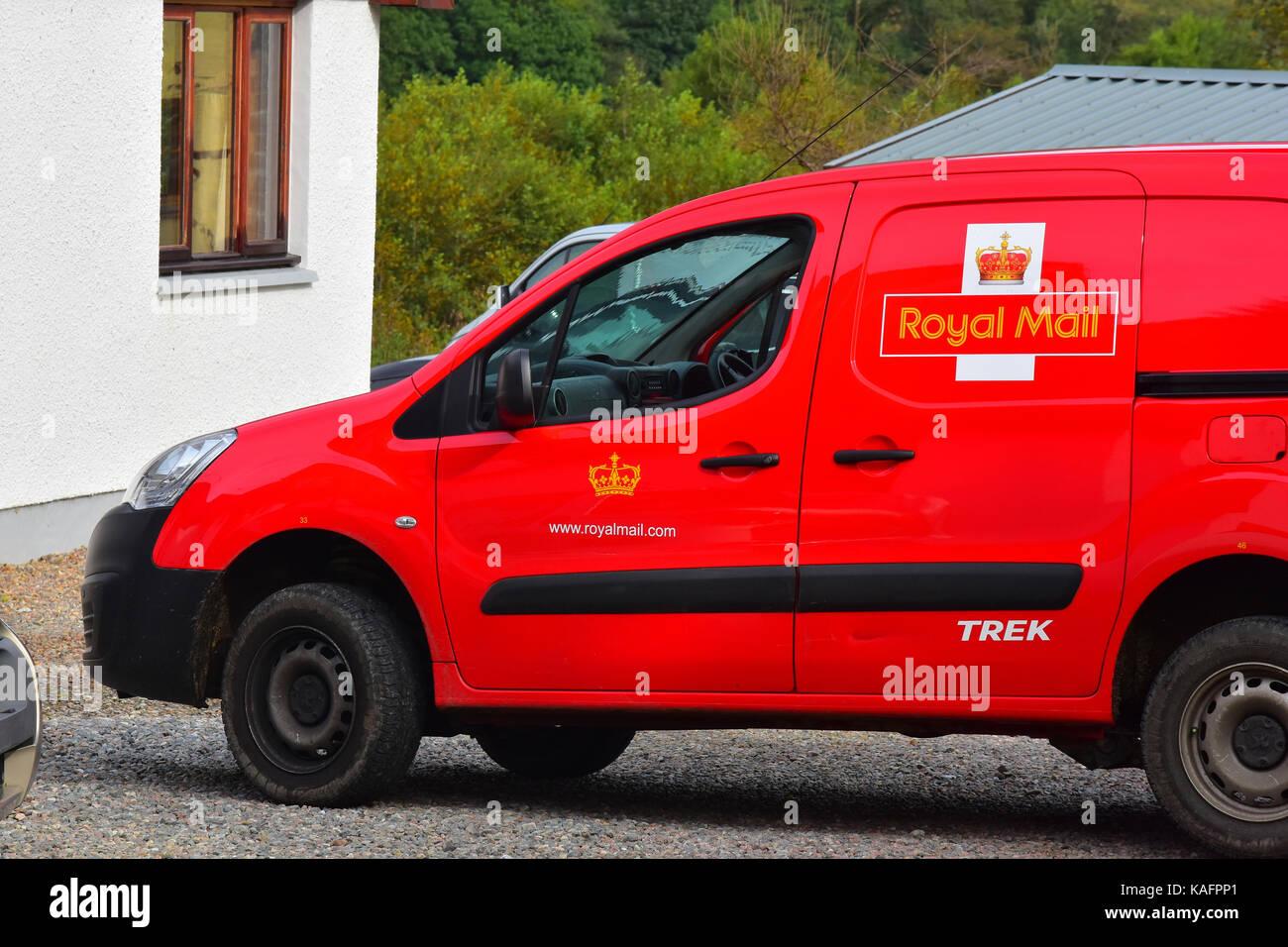 Rural postman scotland hi-res stock photography and images - Alamy