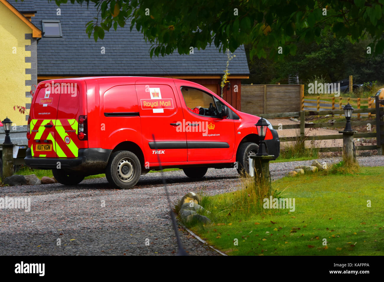 Rural postman scotland hi-res stock photography and images - Alamy