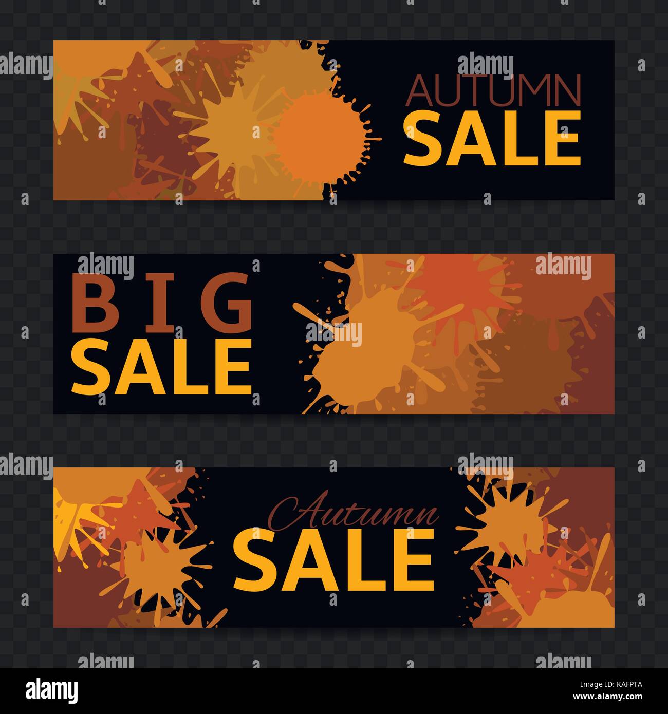 Fall banners Stock Vector Images - Alamy