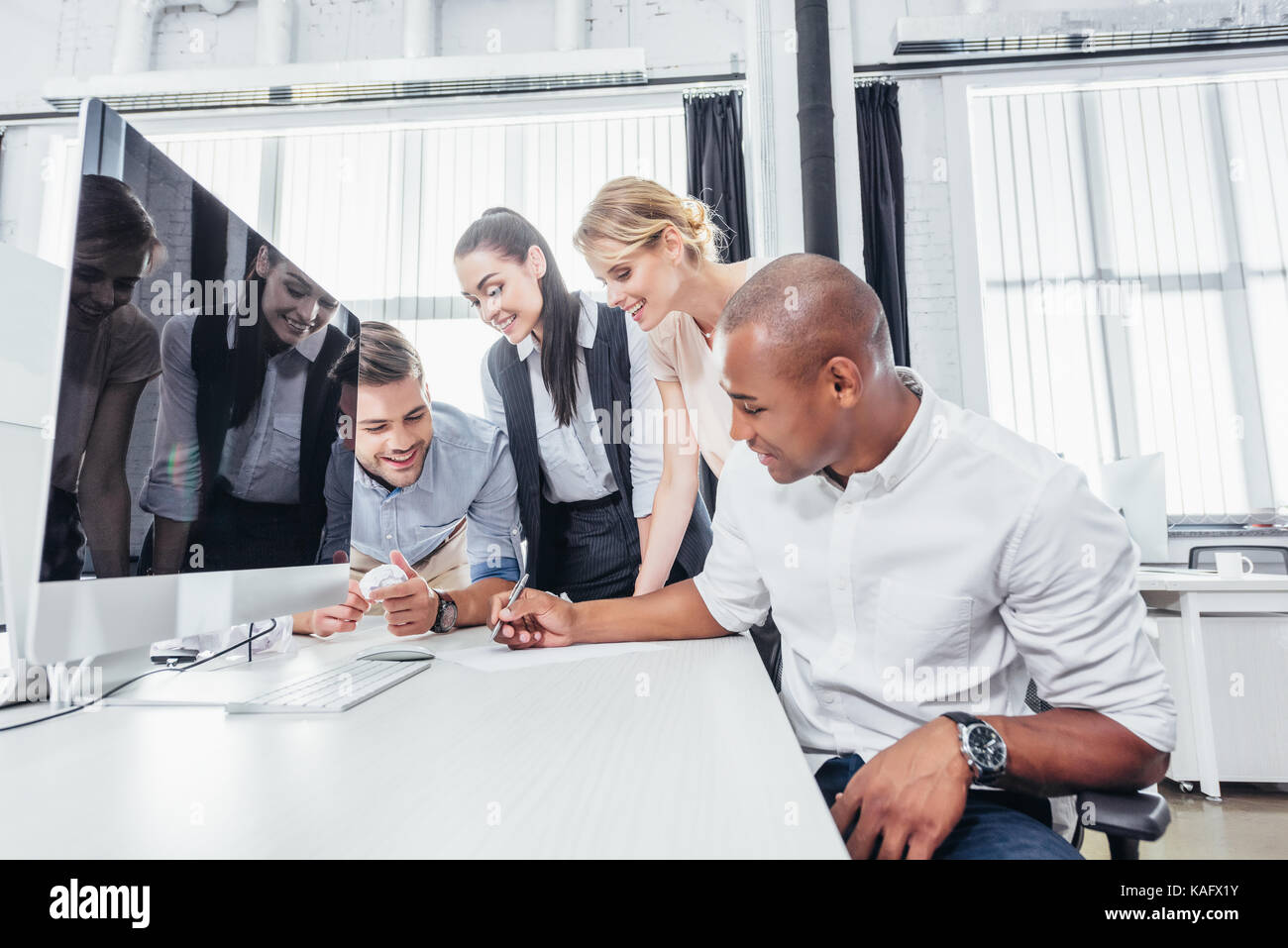 business people working together Stock Photo - Alamy