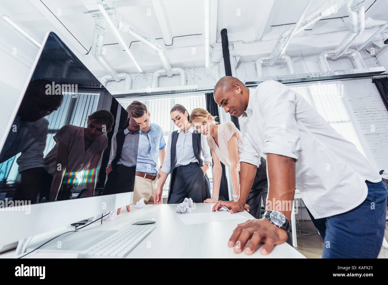 business people working together Stock Photo - Alamy