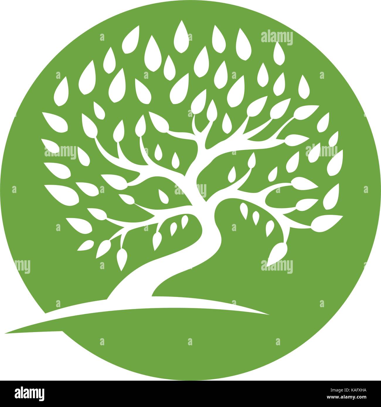 Tree icon logo template vector illustration Stock Vector Image & Art ...