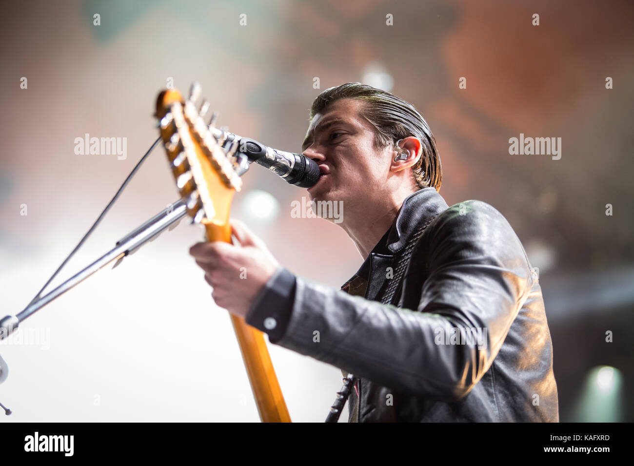 The English rock band Arctic Monkeys performs a live concert at the ...