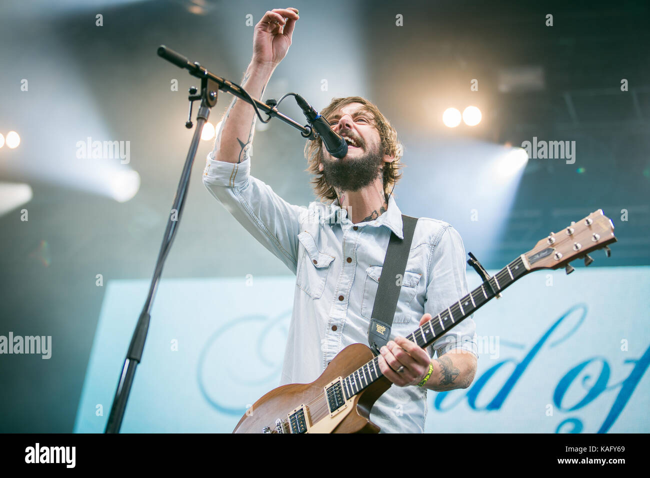 The American rock band Band of Horses performs a live concert at the ...
