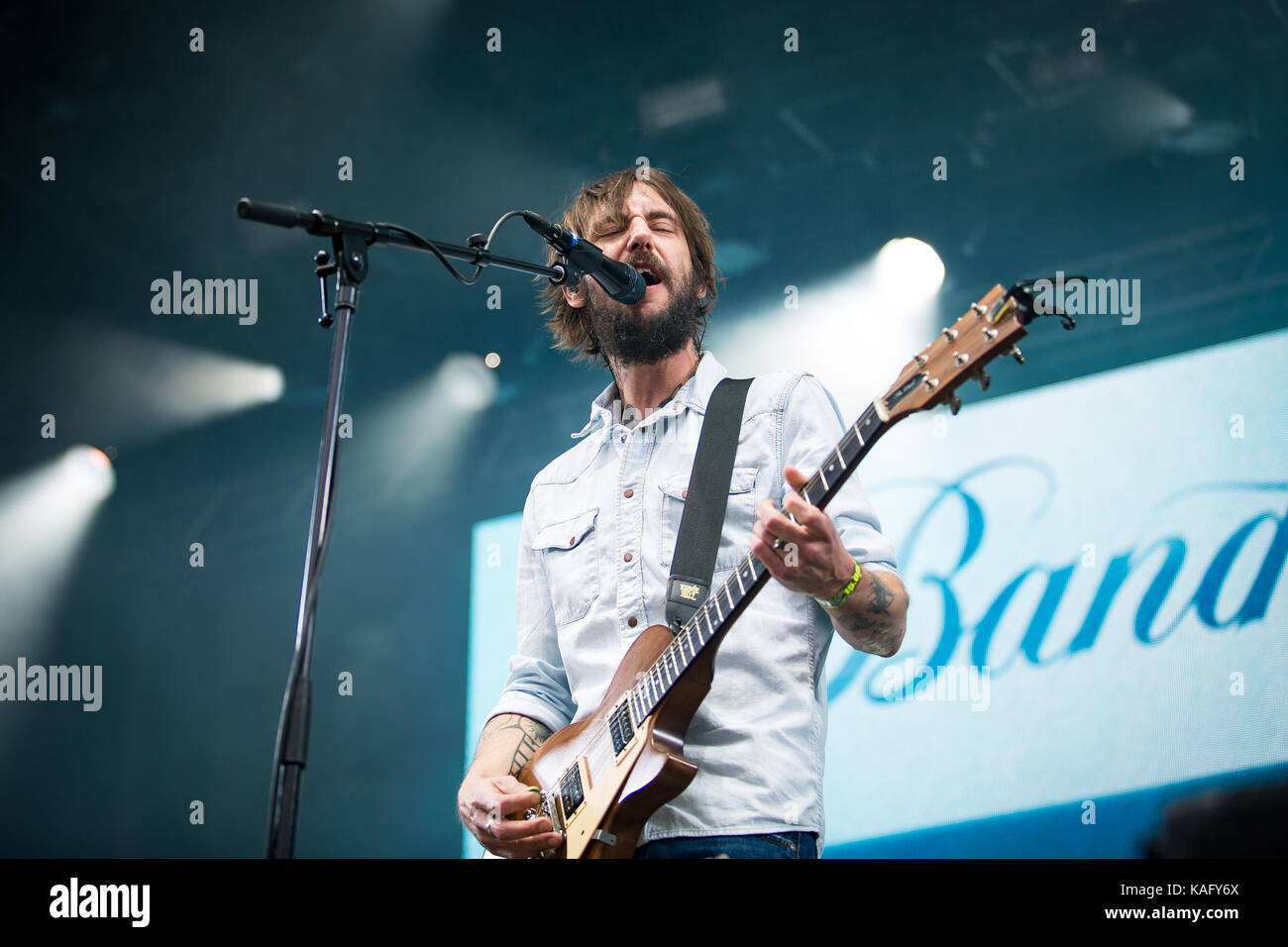 The American rock band Band of Horses performs a live concert at the ...