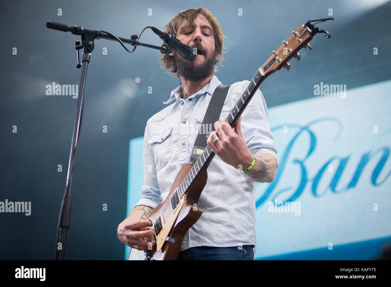 The American rock band Band of Horses performs a live concert at the ...