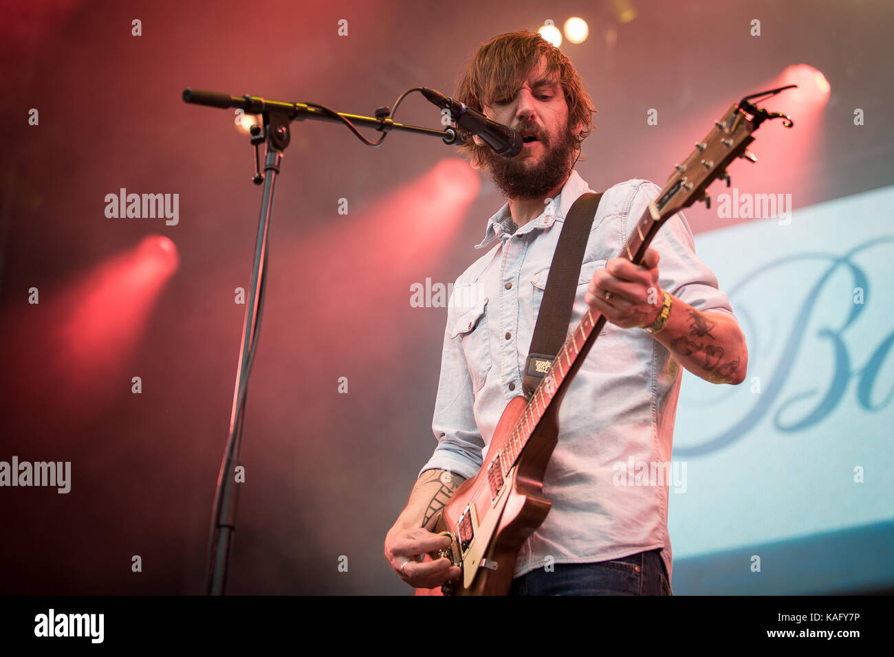 The American rock band Band of Horses performs a live concert at the ...