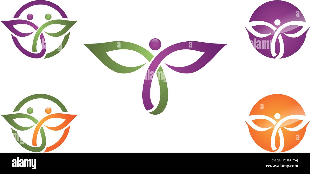 healthy Logo icon Template design illustration Stock Vector Image & Art ...