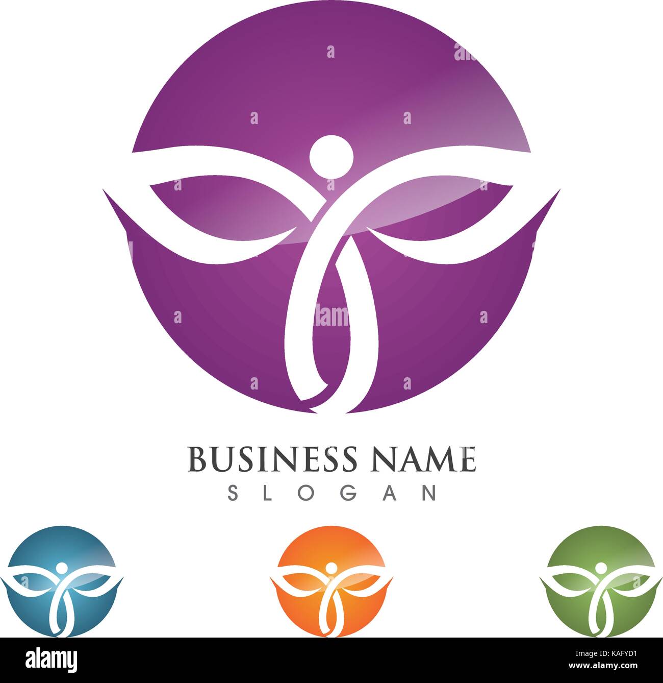 healthy Logo icon Template design illustration Stock Vector Image & Art ...