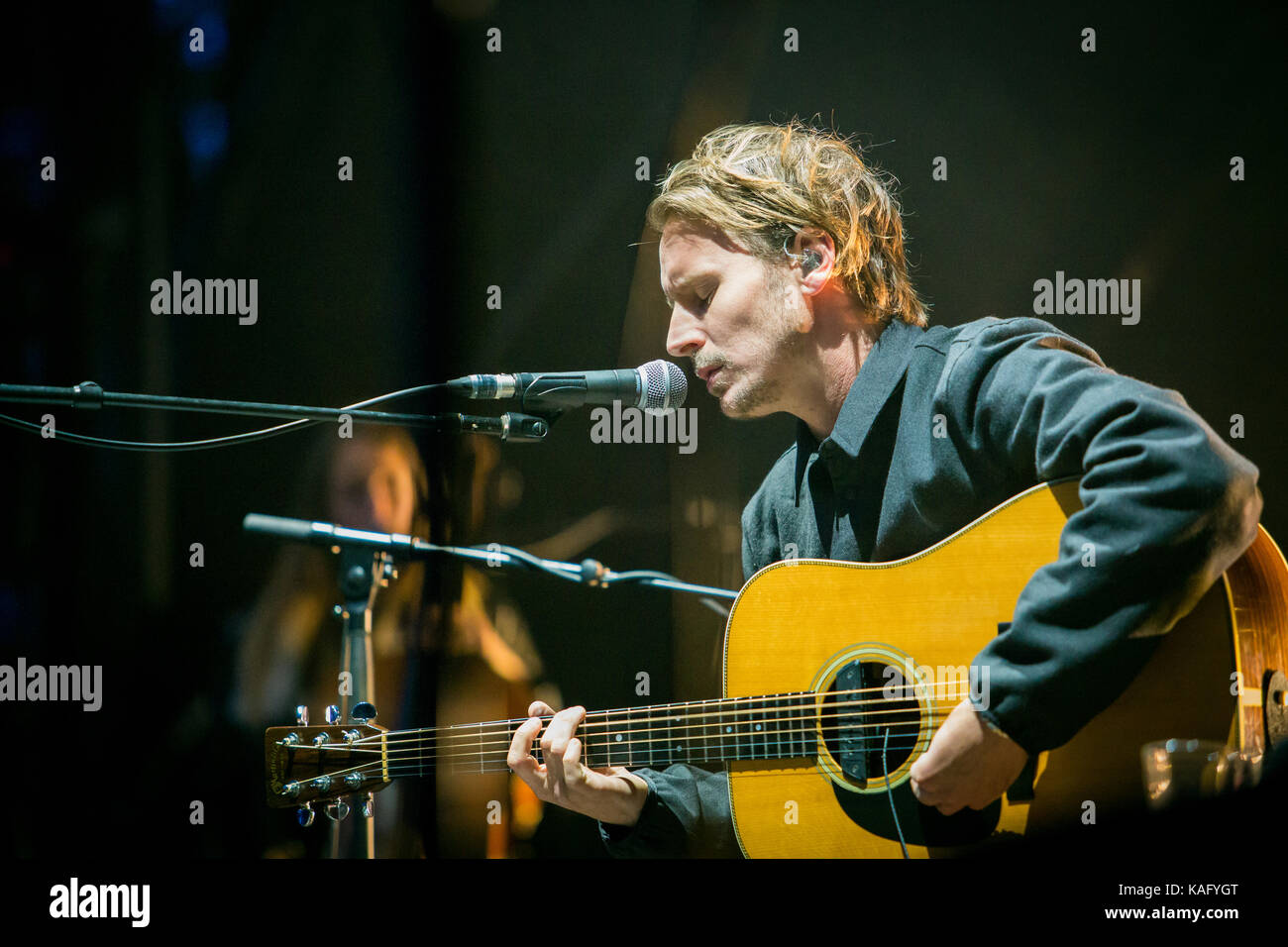 The English singer-songwriter and musician Ben Howard performs a live ...