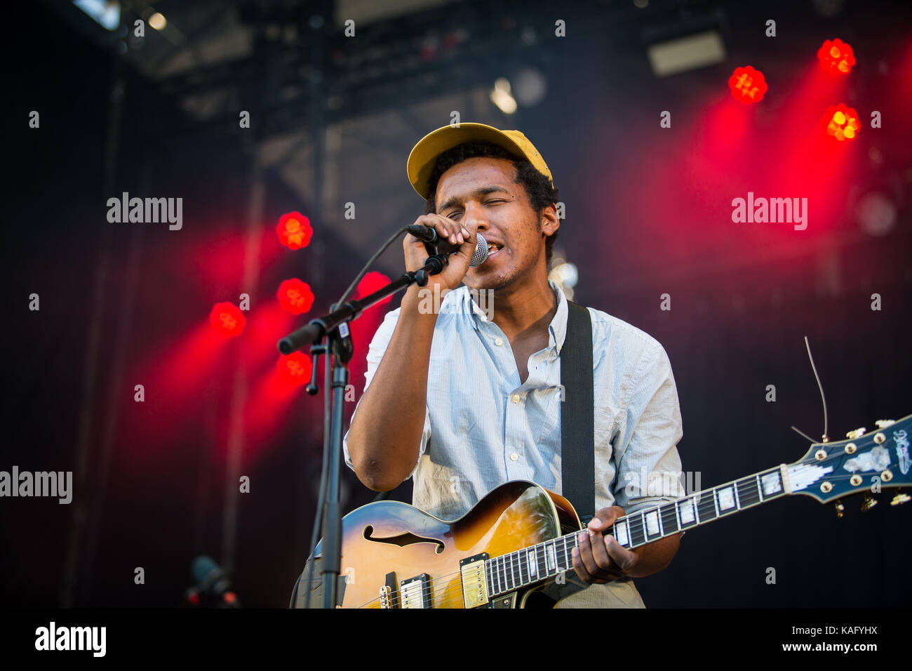 The American singer-songwriter and blues-rock musician Benjamin Booker ...