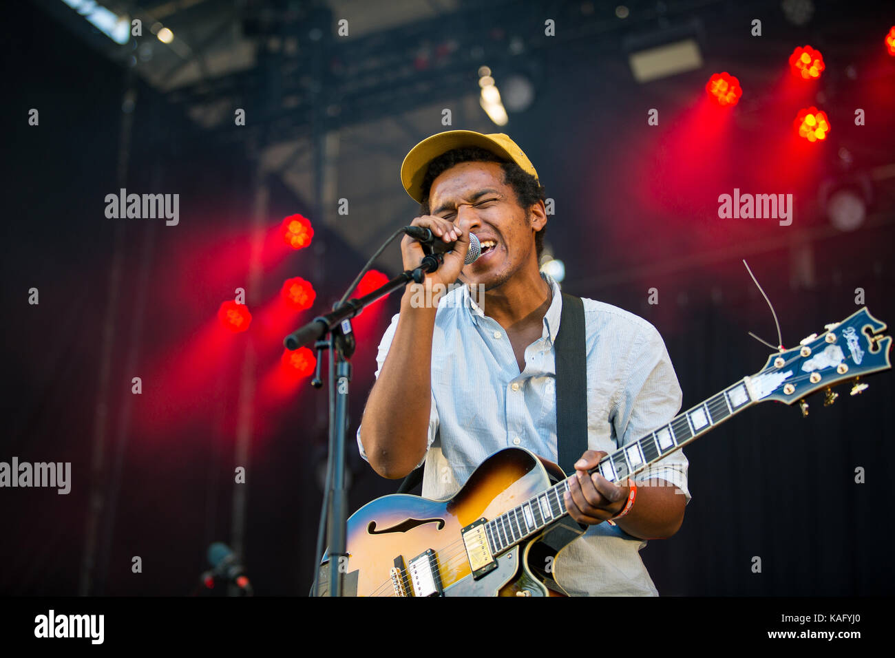 The American singer-songwriter and blues-rock musician Benjamin Booker ...