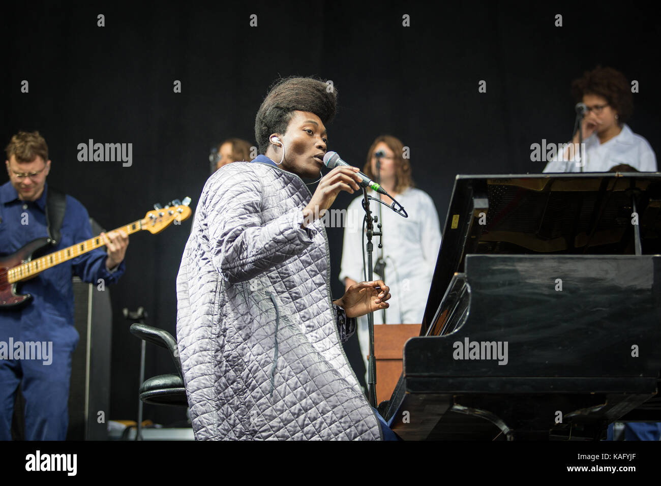 The English singer, musician, poet and songwriter Benjamin Clementine ...