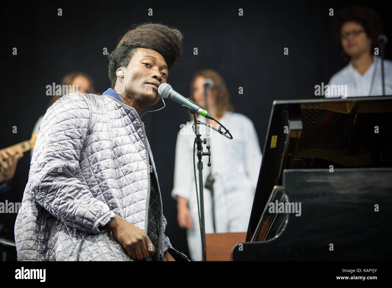 The English singer, musician, poet and songwriter Benjamin Clementine ...