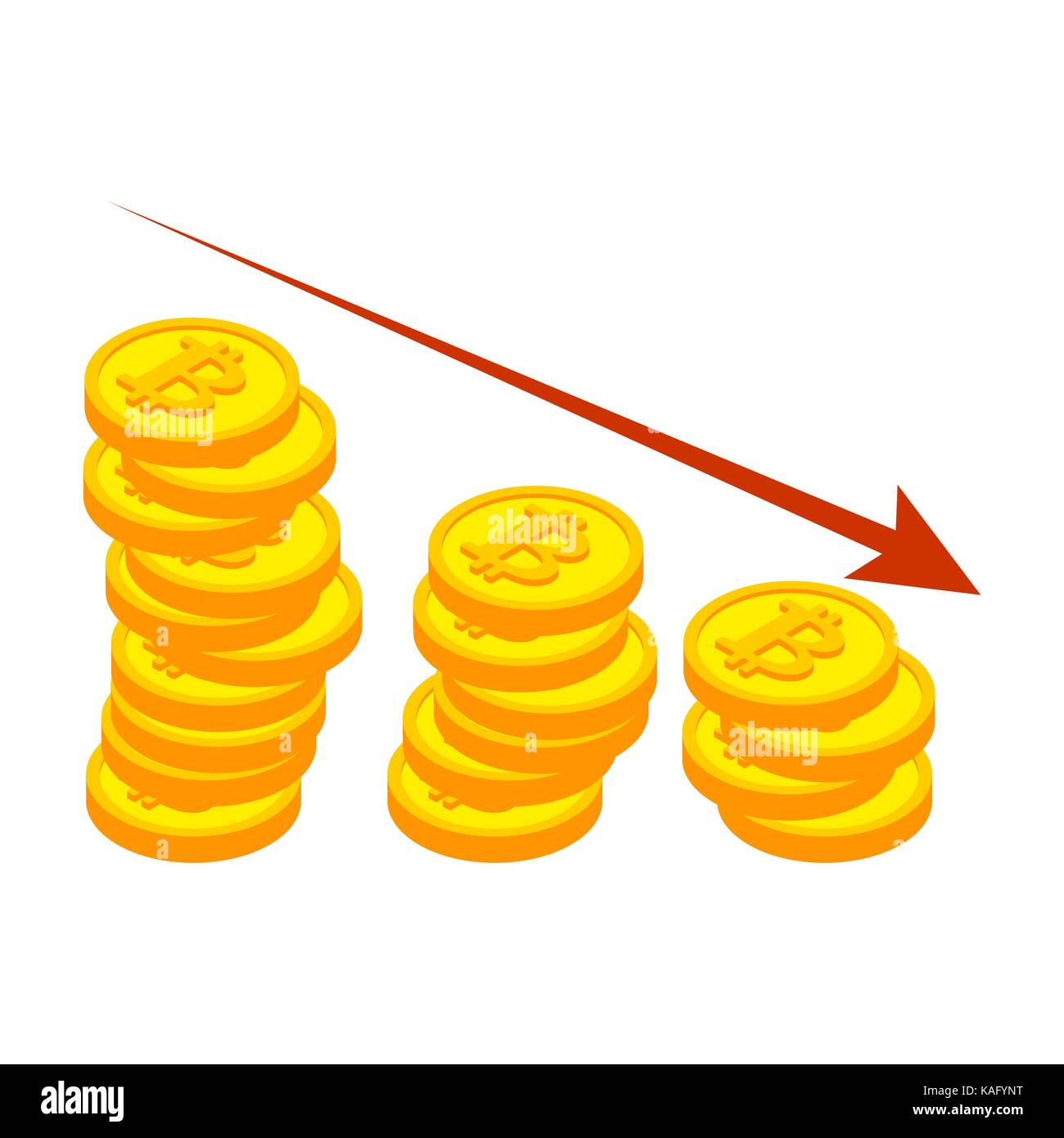 Falling pay Stock Vector Images - Alamy