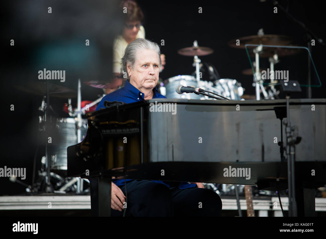 The American musician, singer and composer Brian Wilson performs the ...