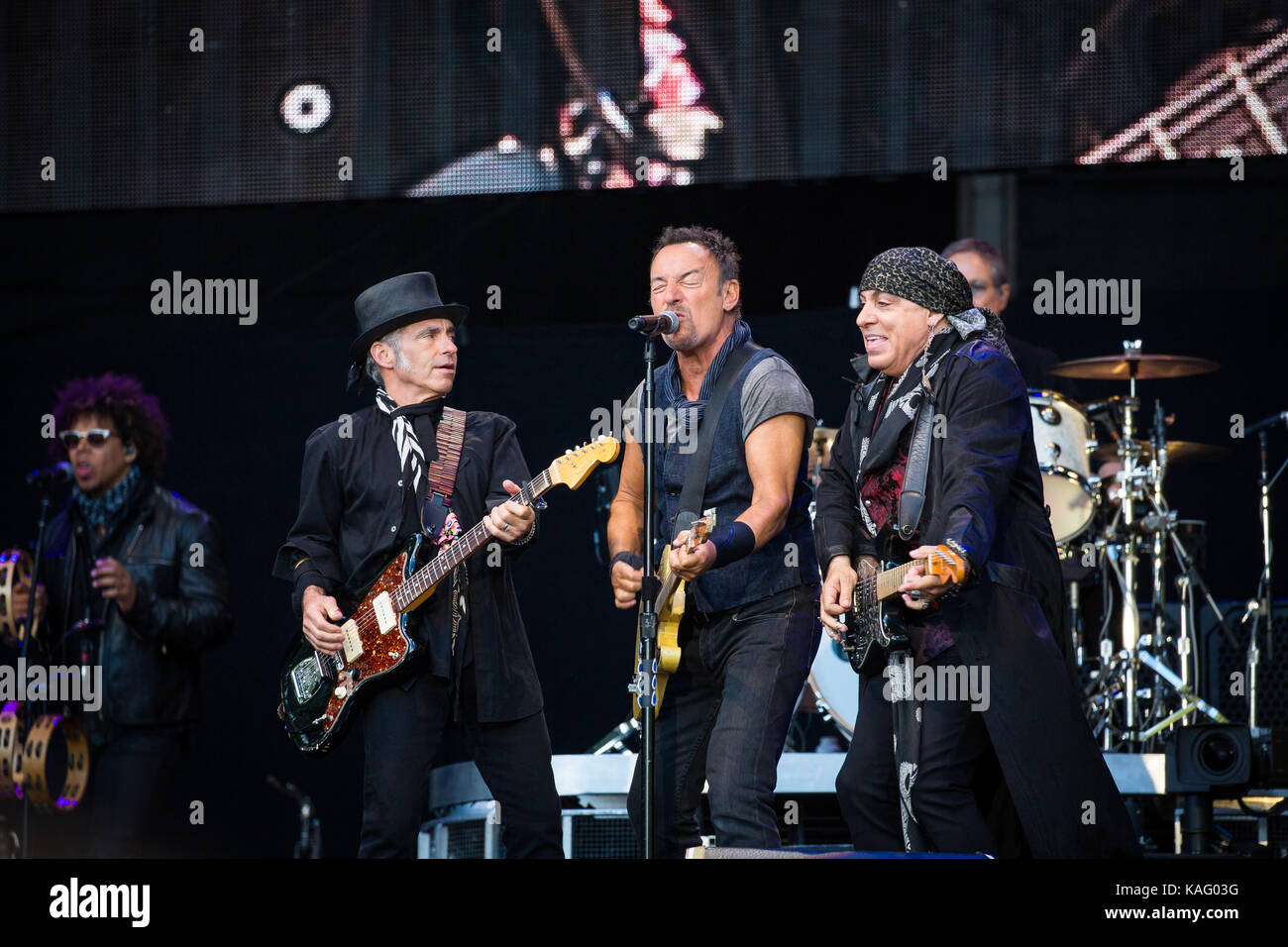 The American singer, songwriter and musician Bruce Springsteen performs ...