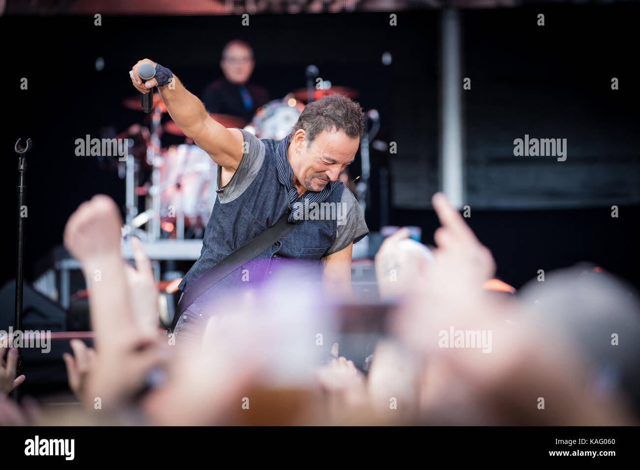 The American singer, songwriter and musician Bruce Springsteen performs ...