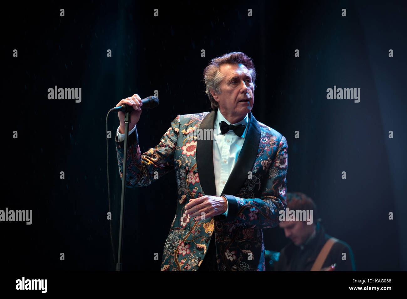 The English singer and songwriter Bryan Ferry performs a live concert ...