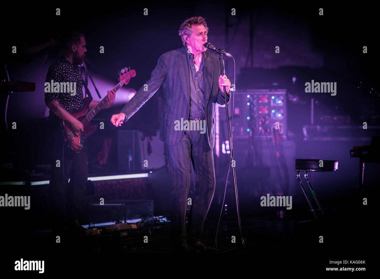 The English singer, songwriter and composer Bryan Ferry performs a live ...