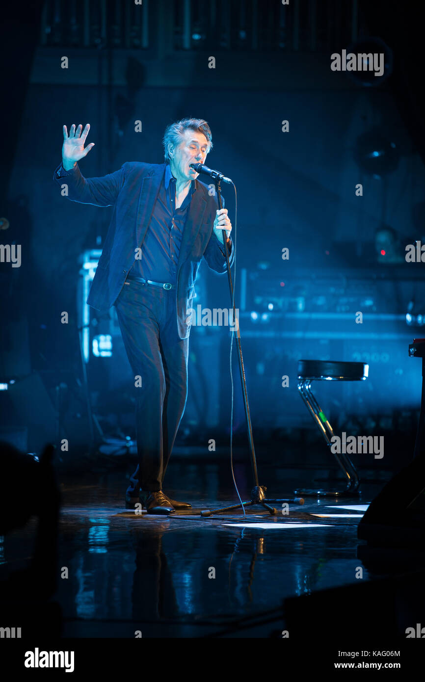 The English singer, songwriter and composer Bryan Ferry performs a live ...