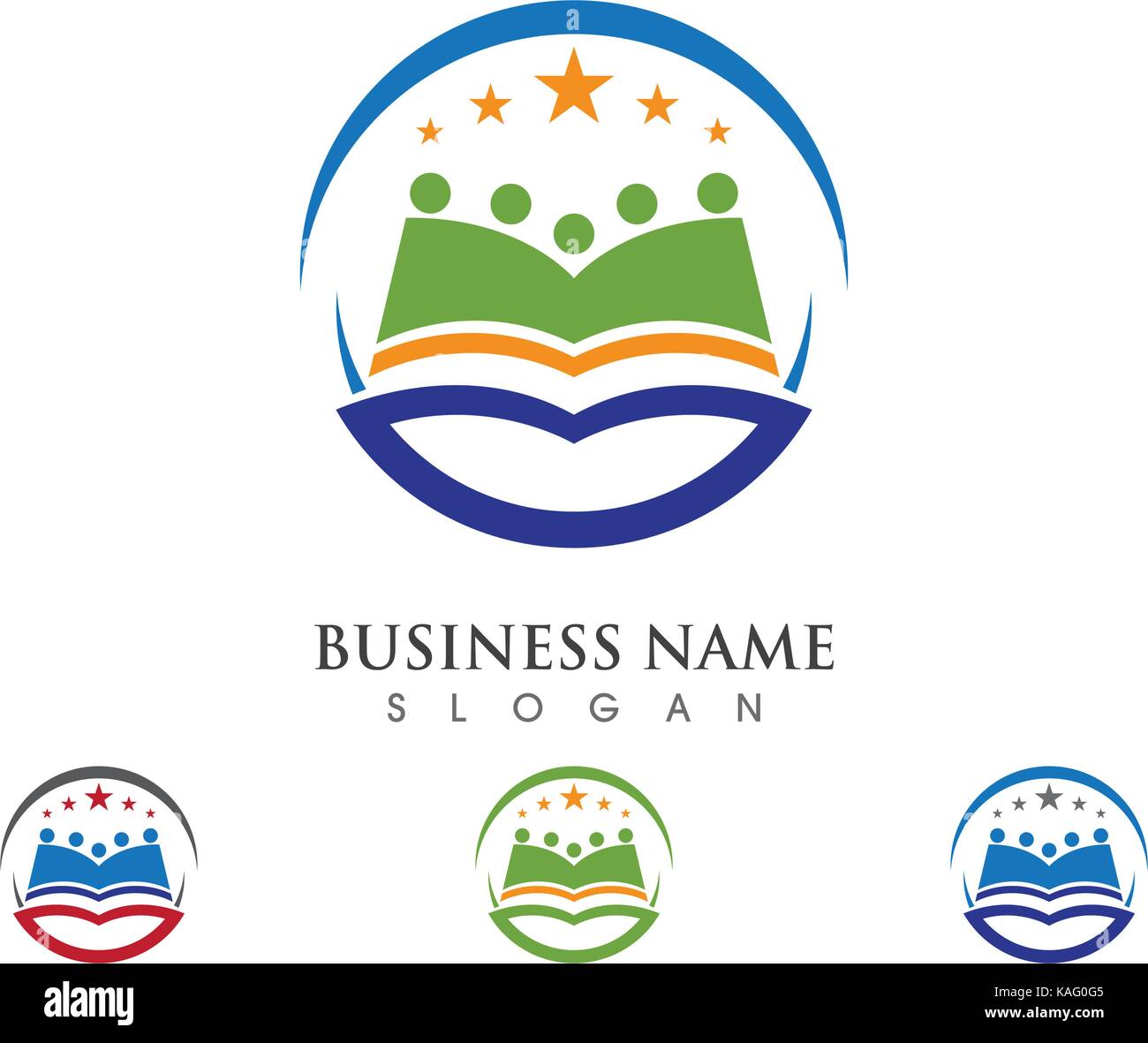 Education Logo Template vector illustration design Stock Vector Image ...