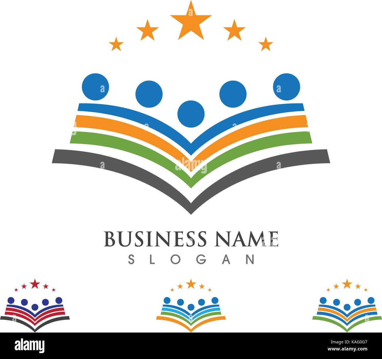 Education Logo Template vector illustration design Stock Vector Image ...