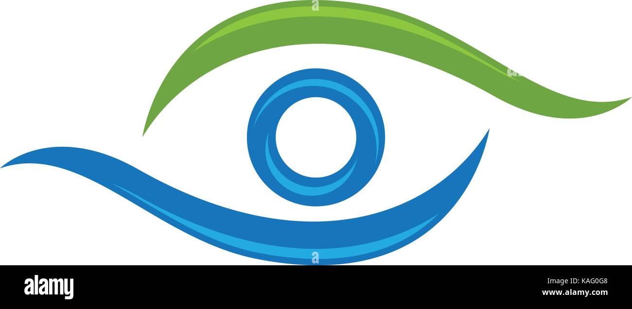 Branding Identity Corporate Eye Care vector logo design Stock Vector ...