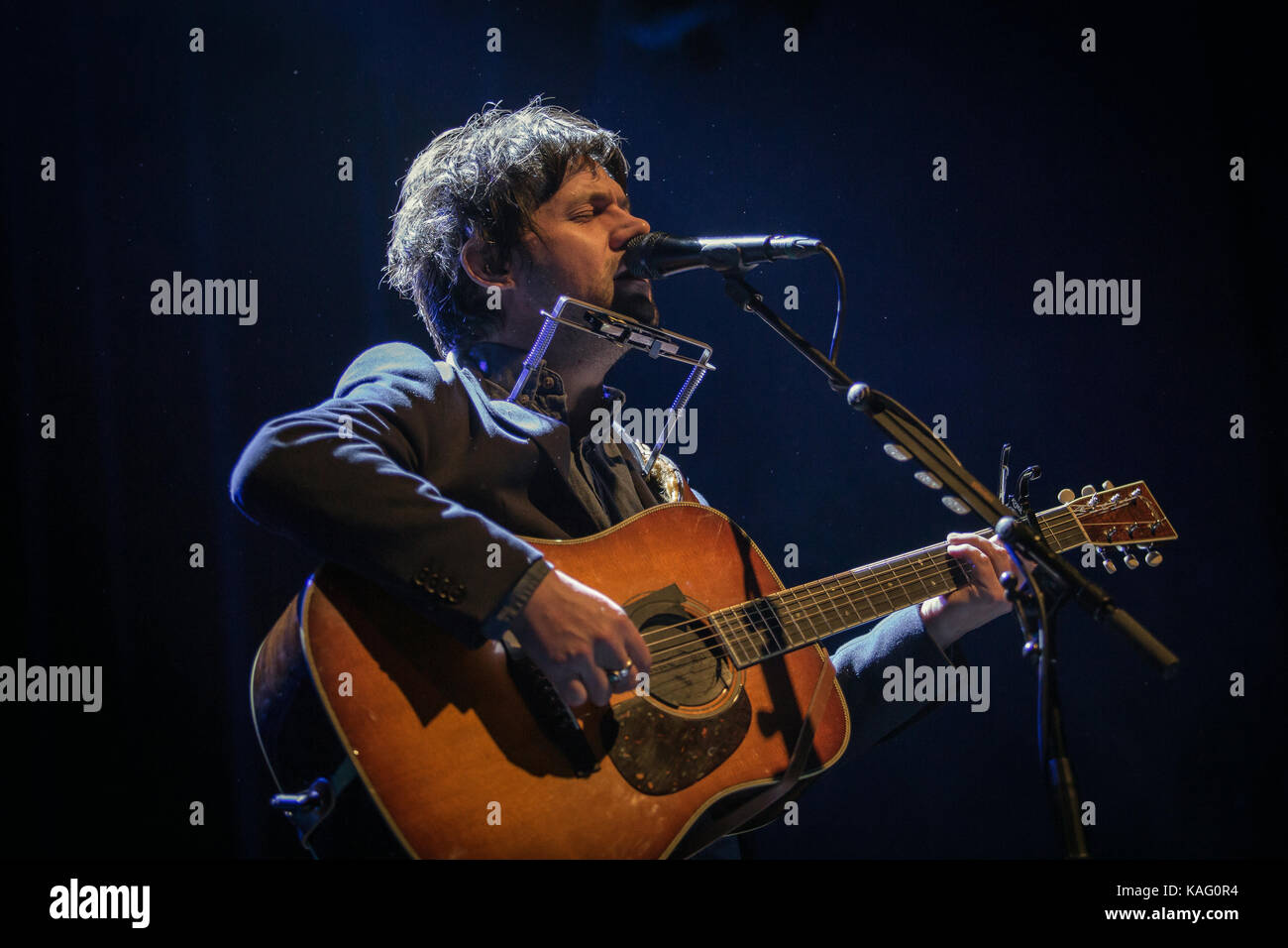 The American singer, songwriter and musician Conor Oberst performs a ...