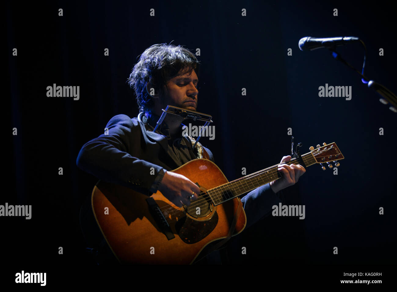 The American singer, songwriter and musician Conor Oberst performs a ...