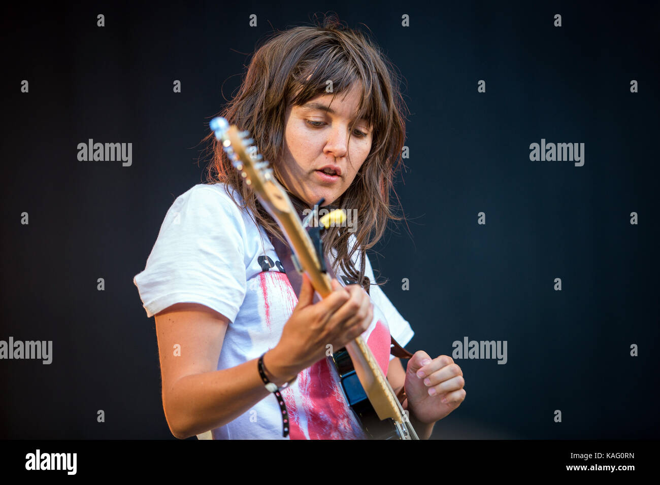 The Australian singer-songwriter and indie rock musician Courtney ...