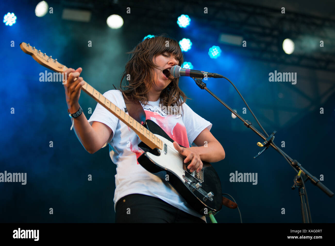 The Australian singer-songwriter and indie rock musician Courtney ...