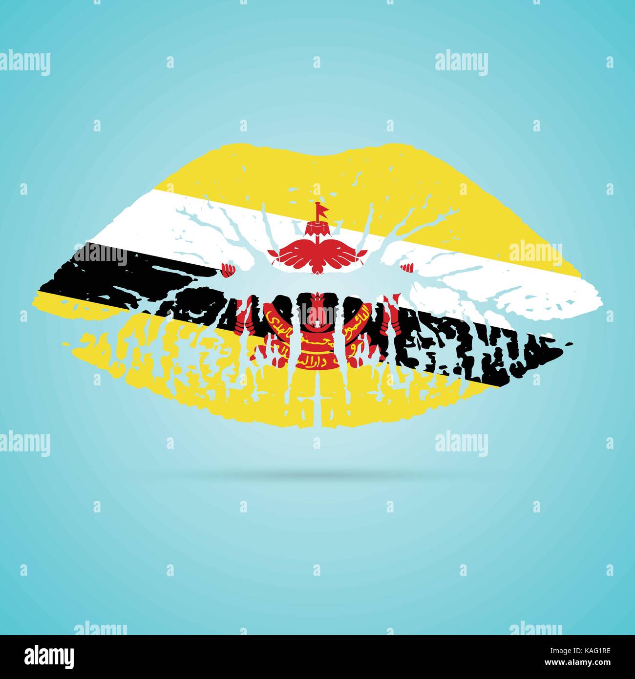 Indonesia brunei flag hi-res stock photography and images - Alamy