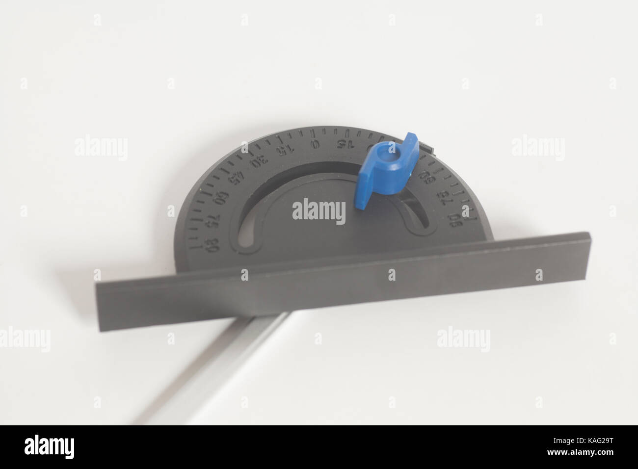 Black protractor on white Stock Photo - Alamy
