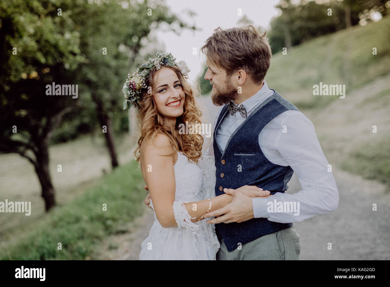 Beautiful bride groom in hi-res stock photography and images - Alamy