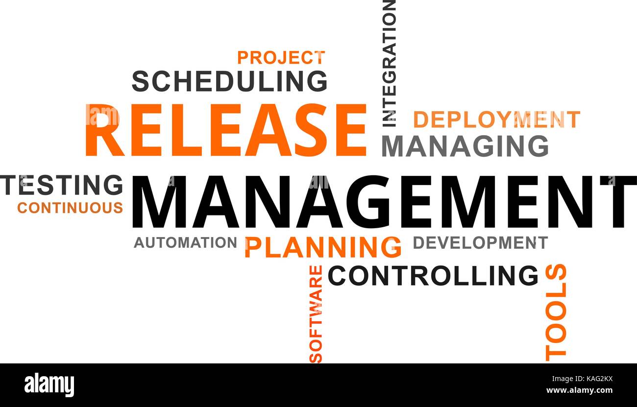 word cloud - release management Stock Vector Image & Art - Alamy