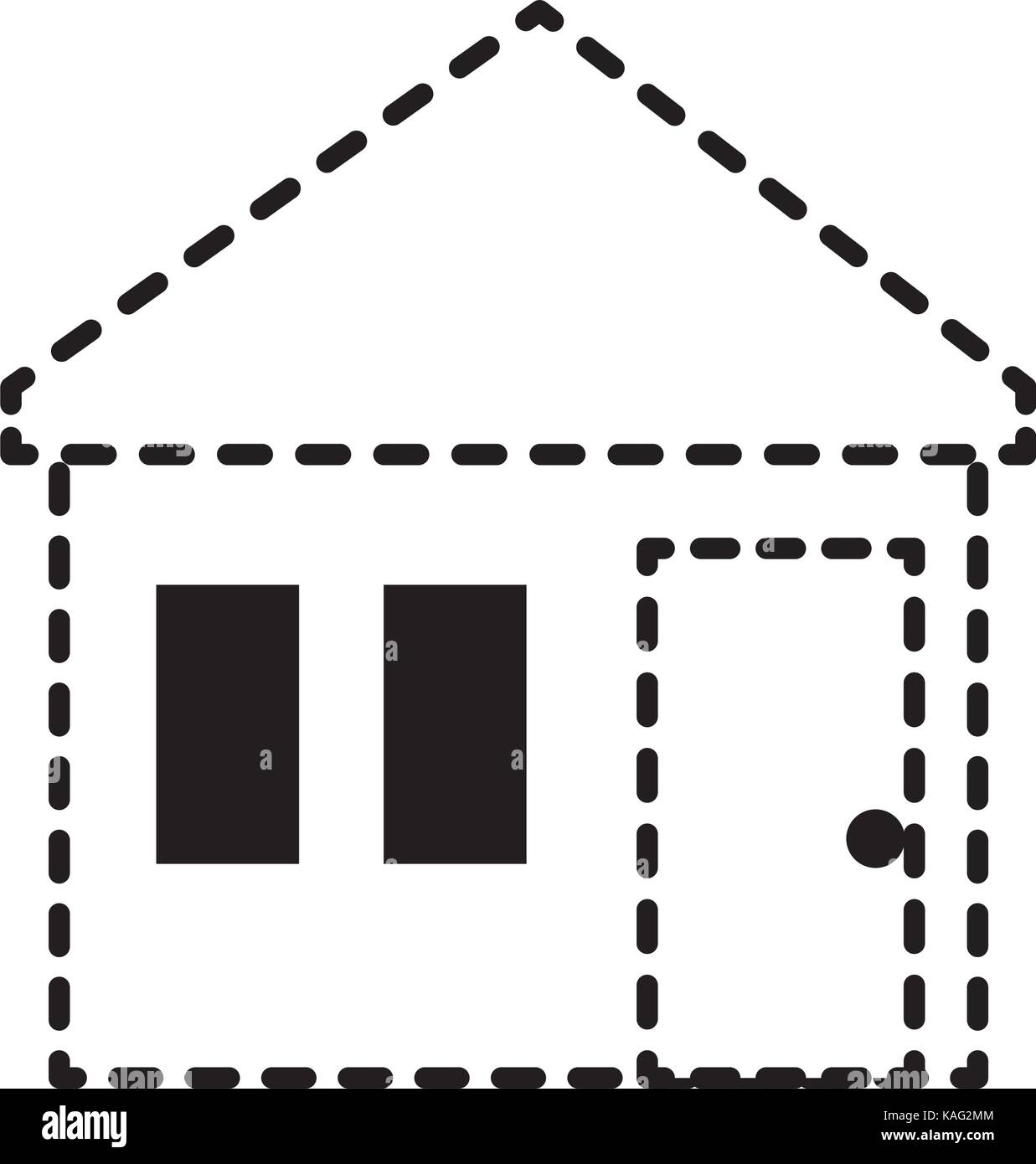 house sticker vector illustration Stock Vector Image & Art - Alamy