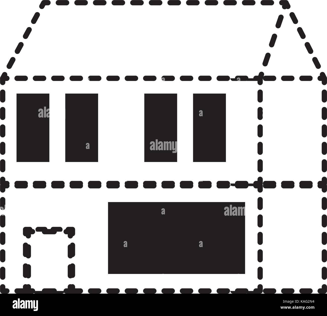 house sticker vector illustration Stock Vector Image & Art - Alamy