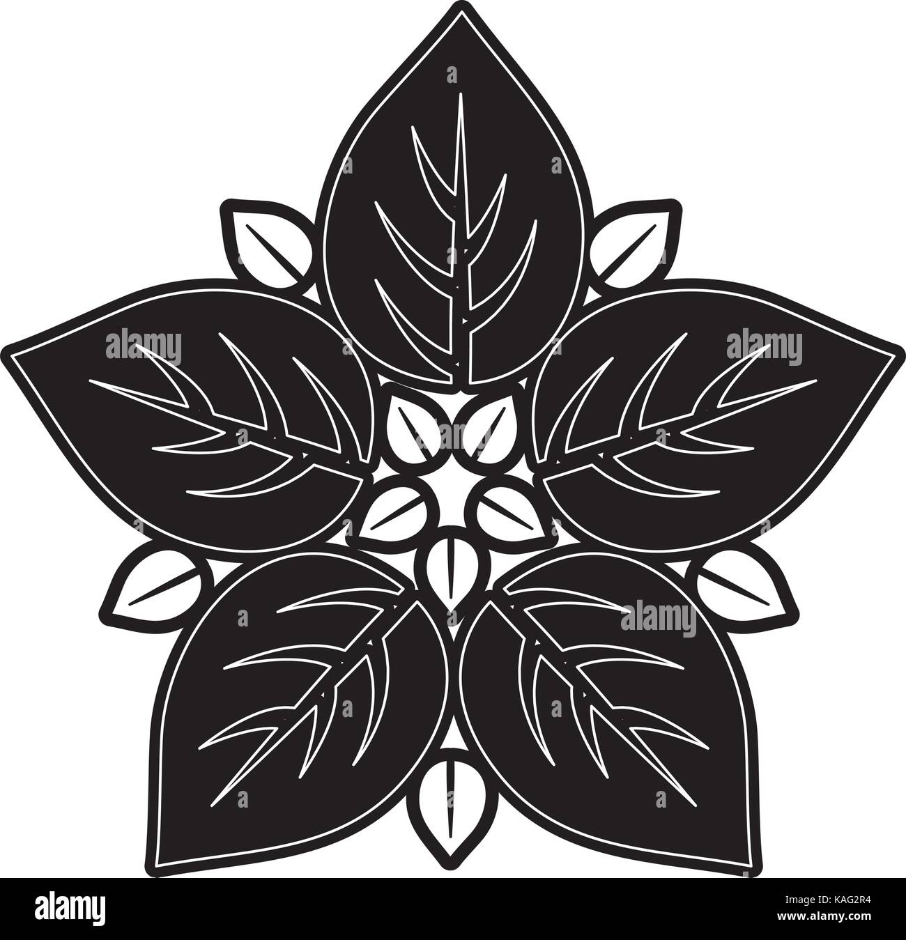 leaf design vector illustration Stock Vector Image & Art - Alamy