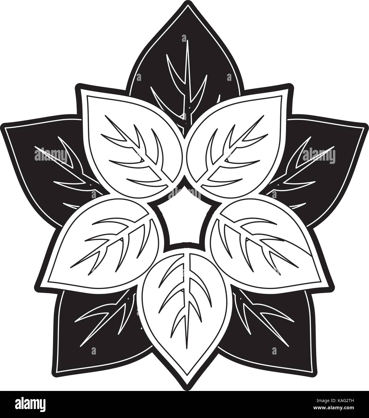 leaf design vector illustration Stock Vector Image & Art - Alamy