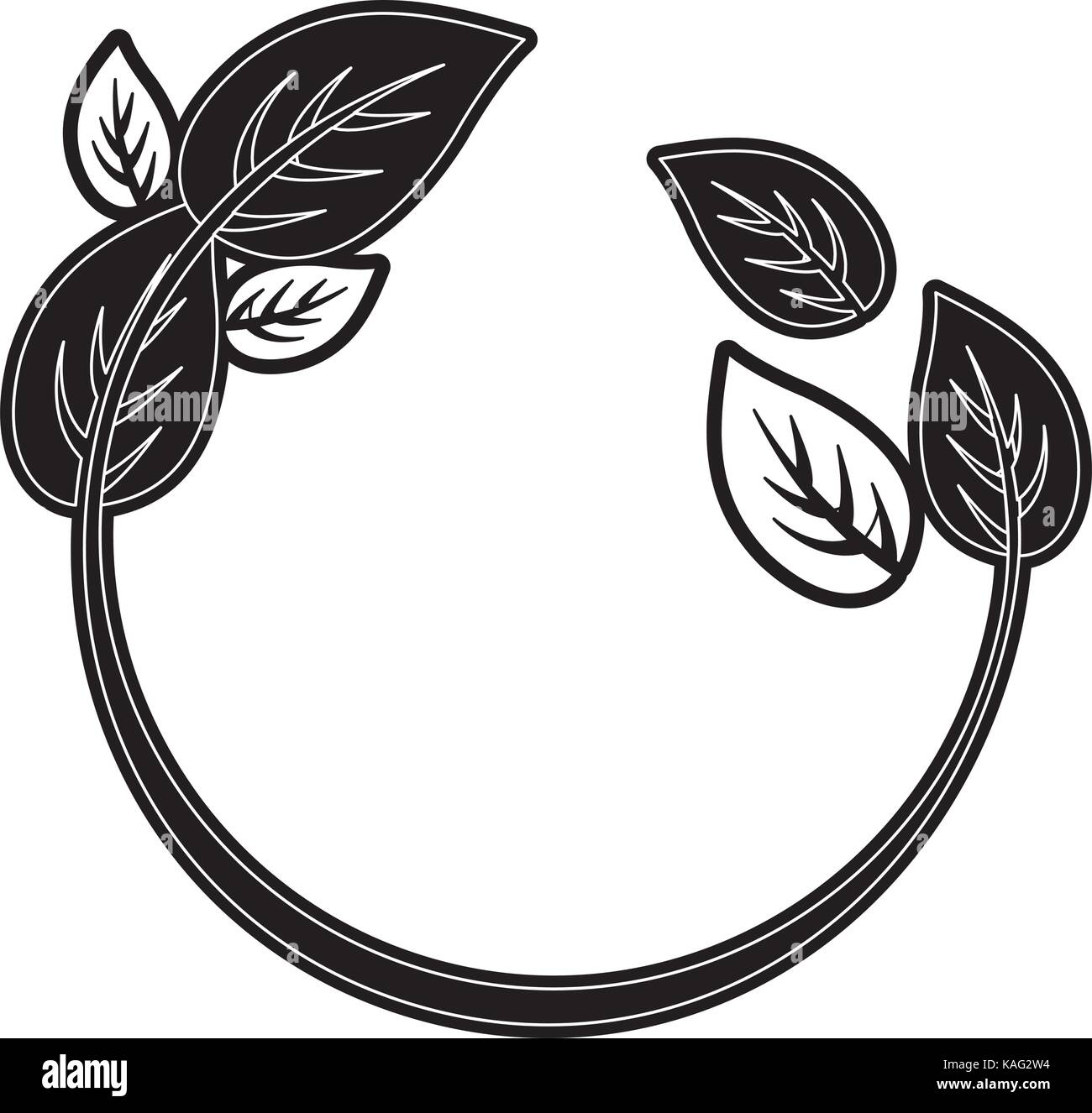 leaf design vector illustration Stock Vector Image & Art - Alamy