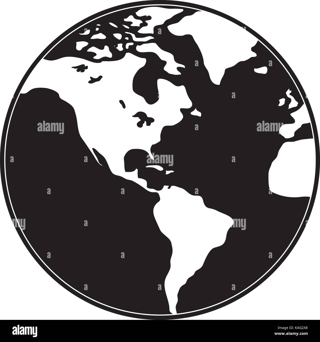 global planet vector illustration Stock Vector Image & Art - Alamy