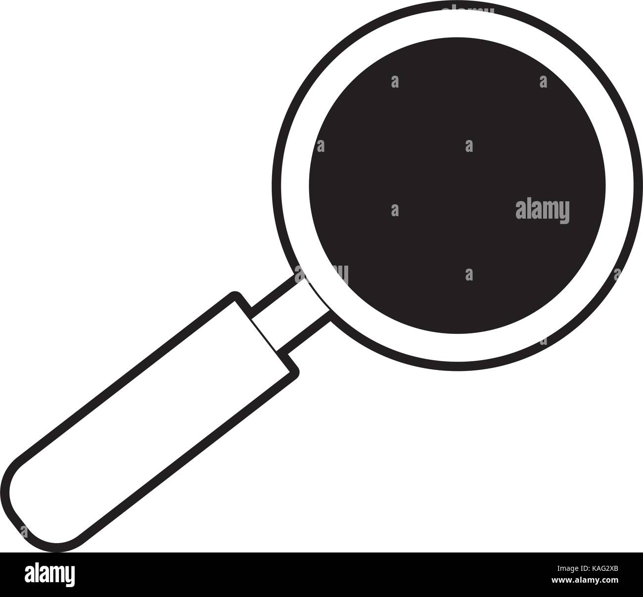 magnifying glass vector illustration Stock Vector Image & Art - Alamy