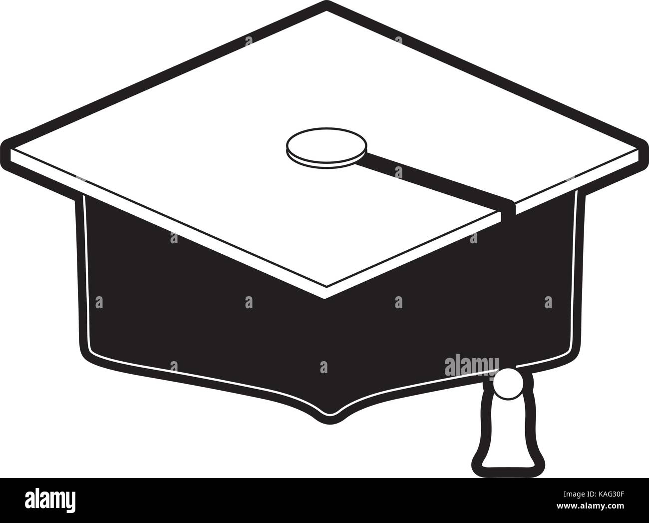 graduation cap vector illustration Stock Vector Image & Art - Alamy