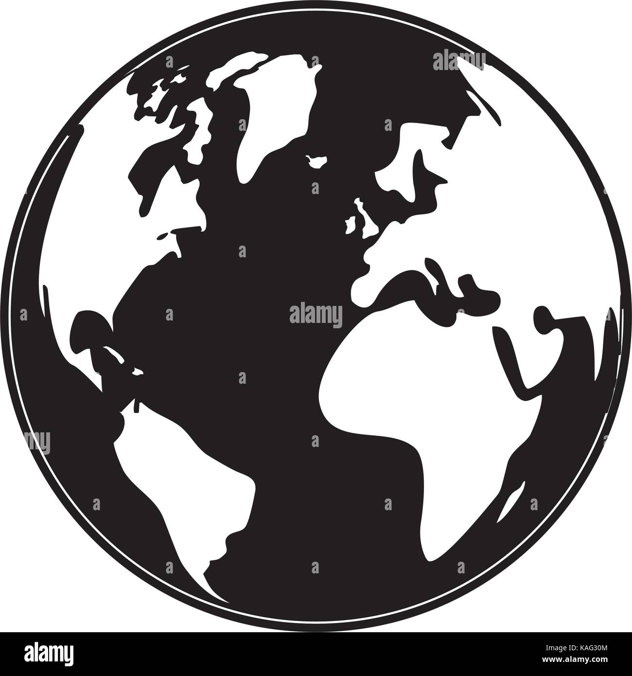 global planet vector illustration Stock Vector Image & Art - Alamy