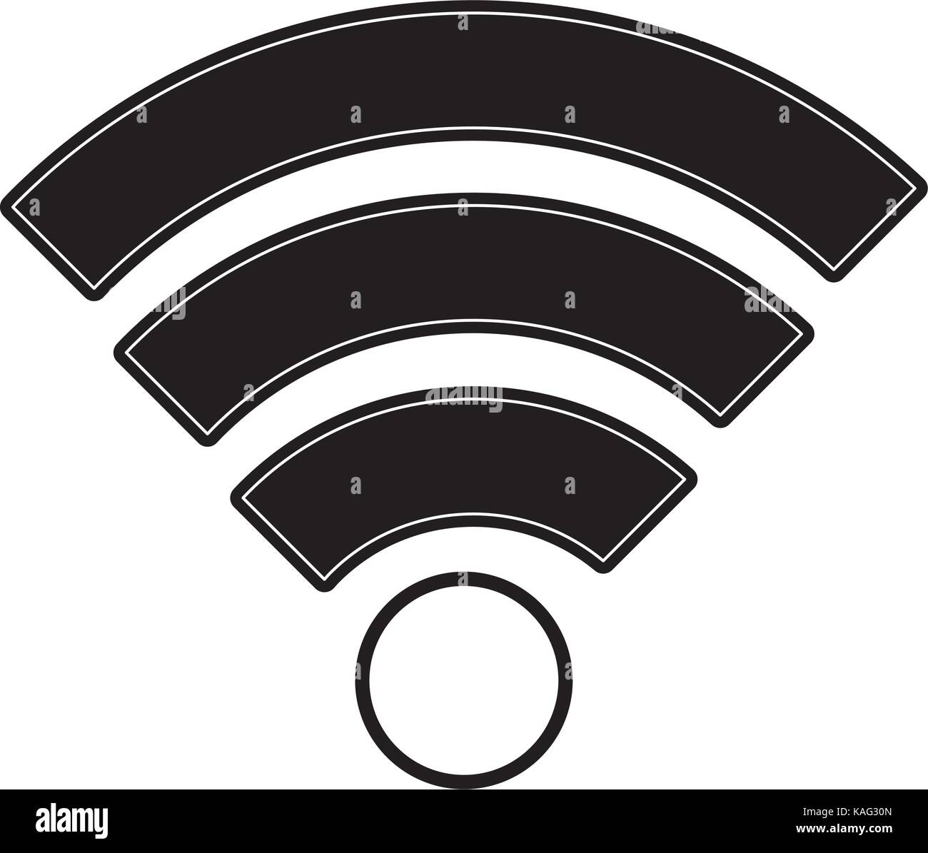 wireless signal vector illustration Stock Vector Image & Art - Alamy