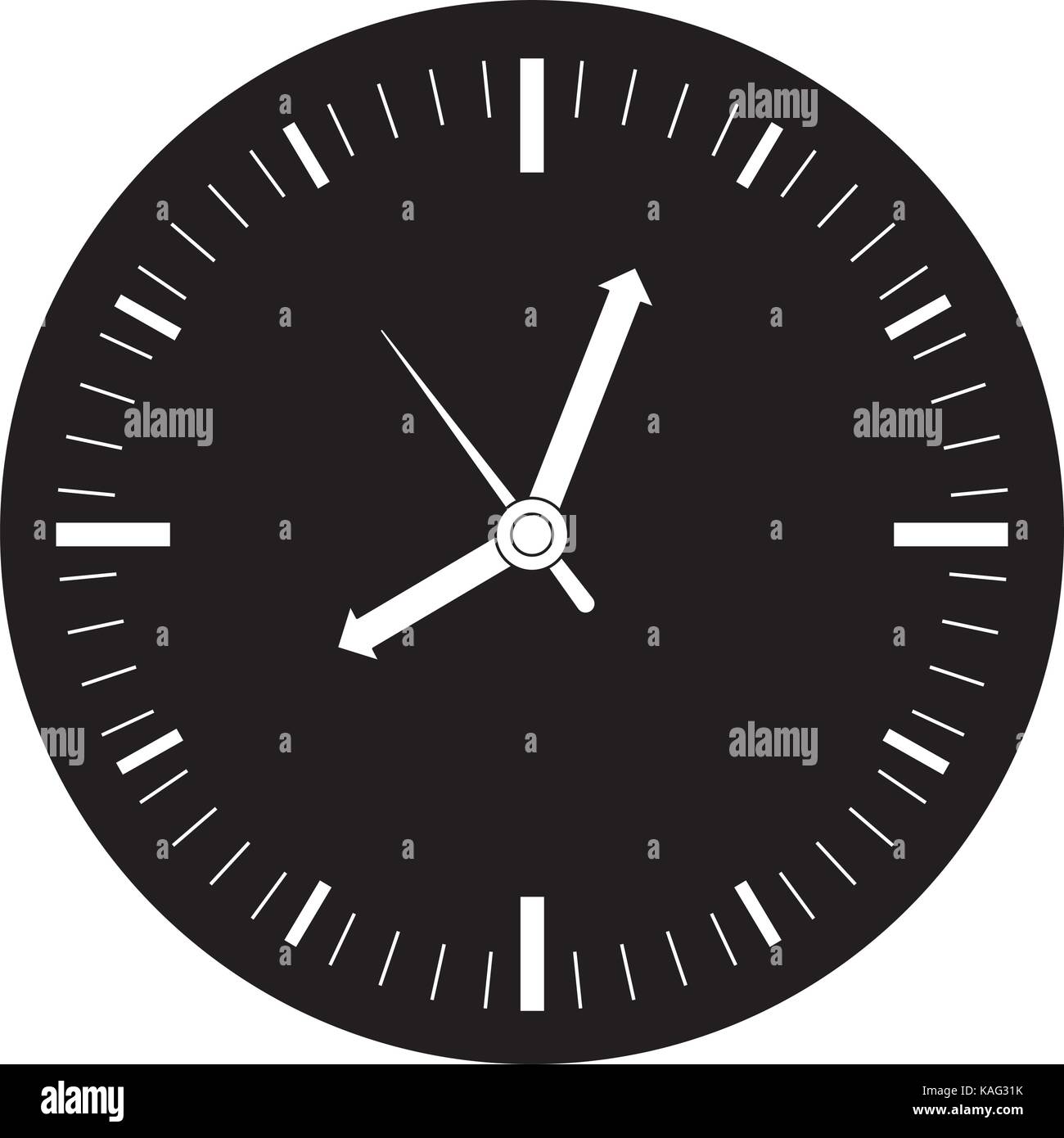 wall clock vector illustration Stock Vector Image & Art - Alamy