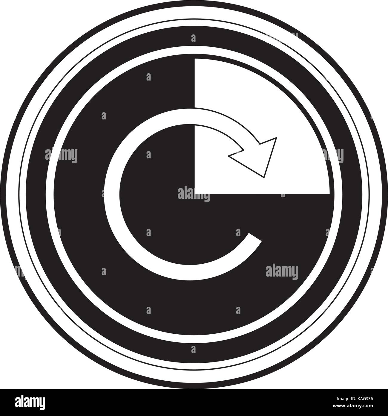 wall clock vector illustration Stock Vector Image & Art - Alamy