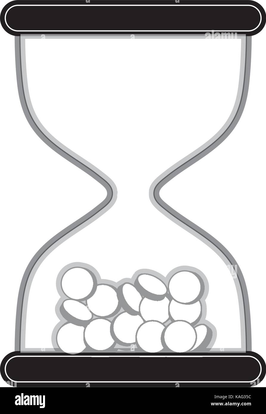 hourglass vector illustration Stock Vector Image & Art - Alamy